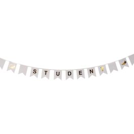 Student banner guirlande med flag 3 m I unikt pynt til alle begivenheder